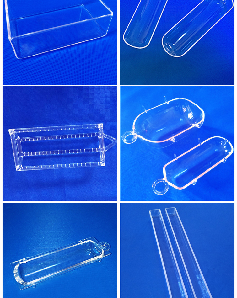 High Purity Custom Transparent Quartz Boat from China manufacturer ...